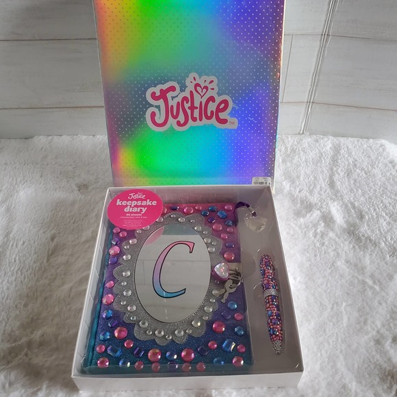 Justice | Other | Justice Keepsake Diary With Letter C | Poshmark